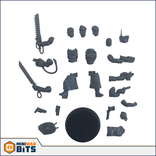 Cadian Command Commander Single Figure - MiniWar Bits