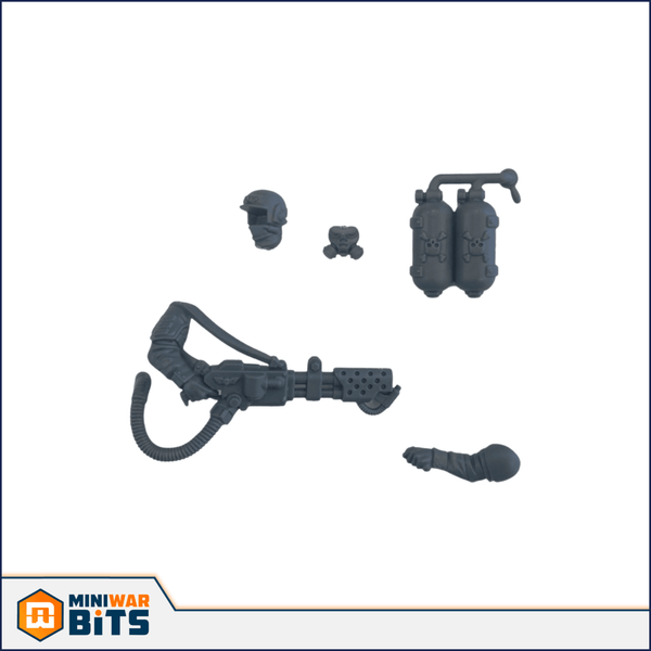 Cadian Command Flamer Upgrade Bits - MiniWar Bits