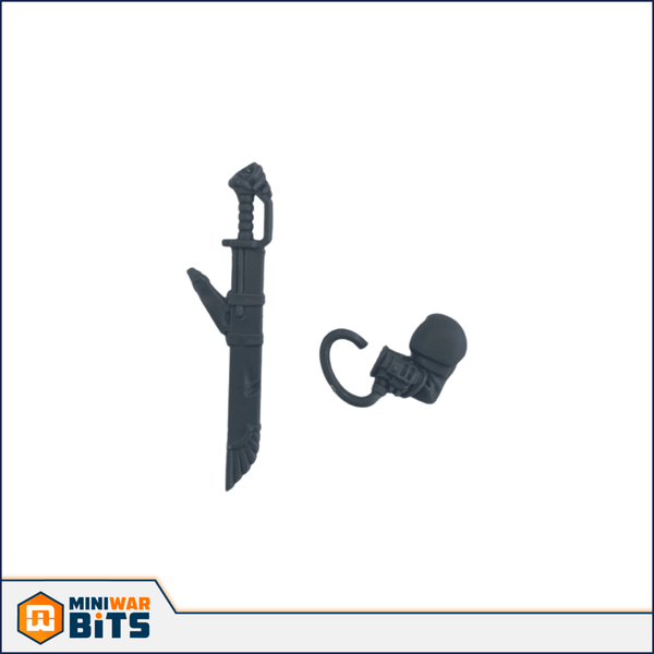 Cadian Command Sheathed Power Sword Bits - MiniWar Bits