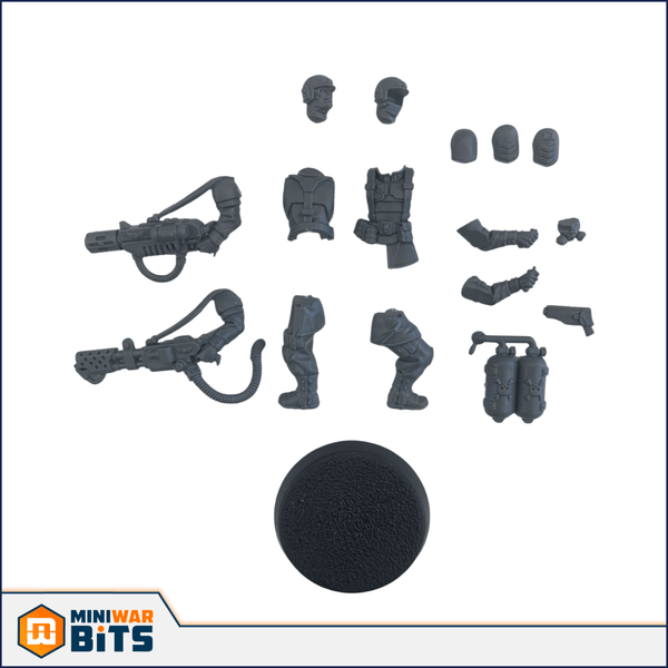 Cadian Command Veteran Single Figure - MiniWar Bits