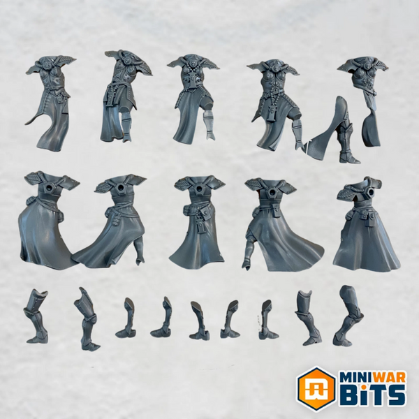 Celestian Sacresants Torso & Leg Bits - MiniWar Bits