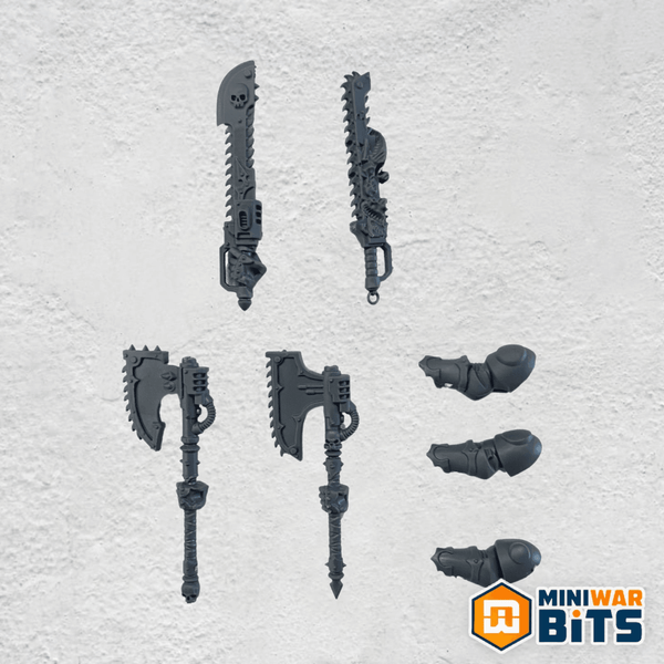 Chosen Power Axe, Chainsaw & Arm Bits - MiniWar Bits