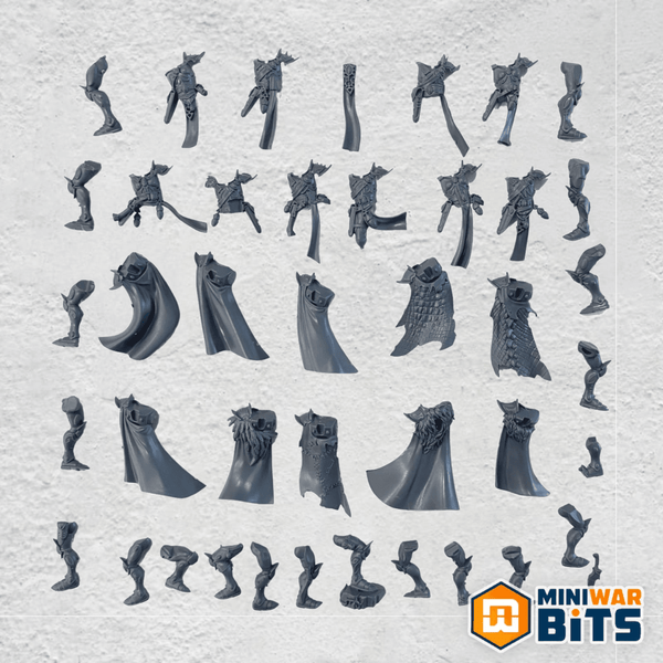 Corsair Voidscarred / Voidreavers Torso & Leg Bits - MiniWar Bits