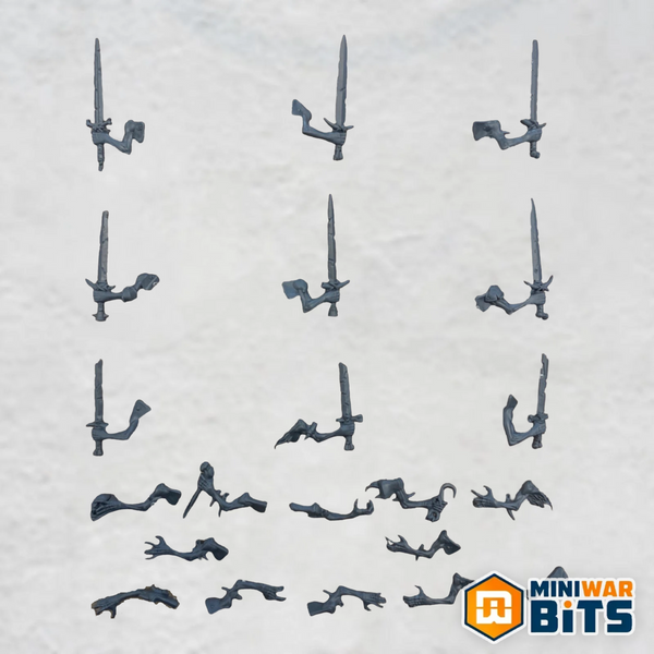 Cryptguard Battered Sword Bits - MiniWar Bits