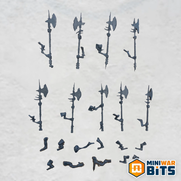 Cryptguard Worn Halberd Bits - MiniWar Bits