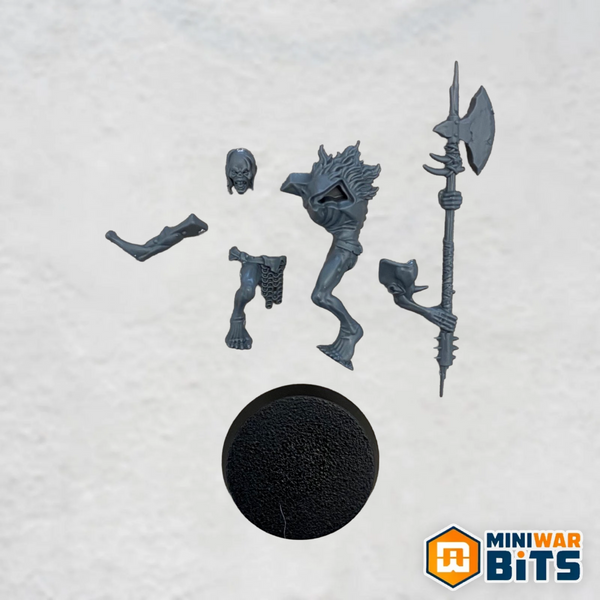 Cryptguard / Worn Halberd Single Figure - MiniWar Bits