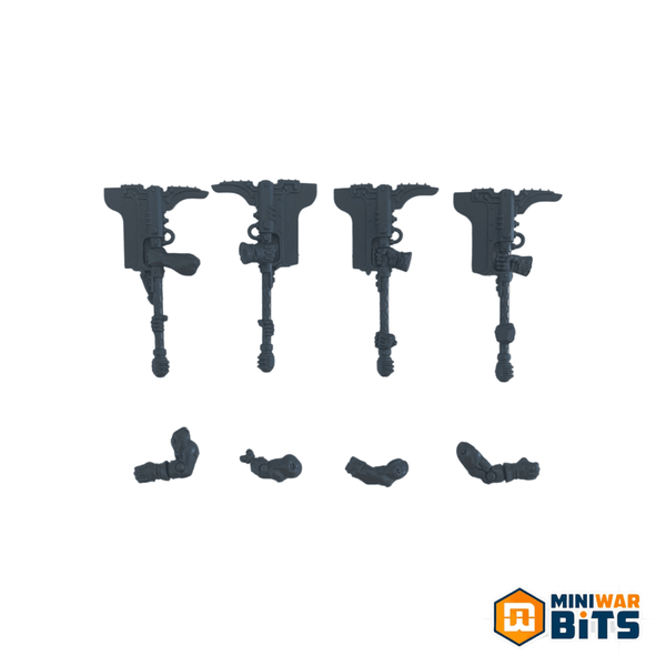 Cthonian Beserks Plasma Axe Bits - MiniWar Bits