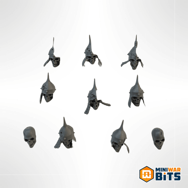 Deathrattle Skeletons Head Bits - MiniWar Bits