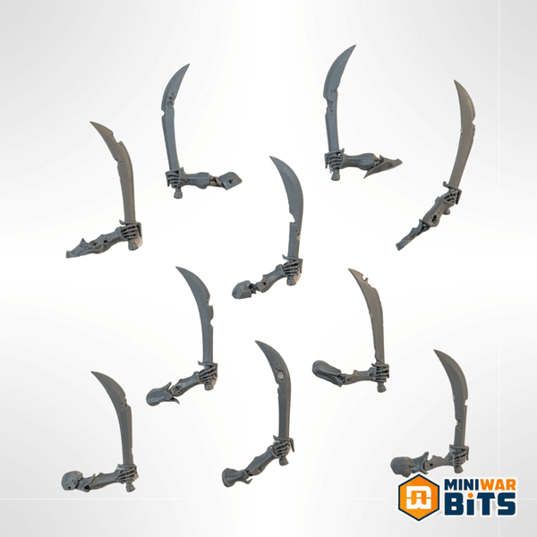 Deathrattle Skeletons Sword Bits - MiniWar Bits