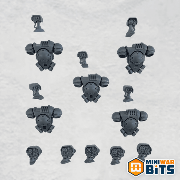 Desolation Squad Backpack Bits - MiniWar Bits