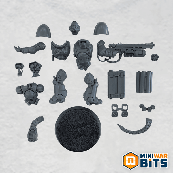 Desolation Squad Single Figure w/ Superfrag Rocket Launcher - MiniWar Bits