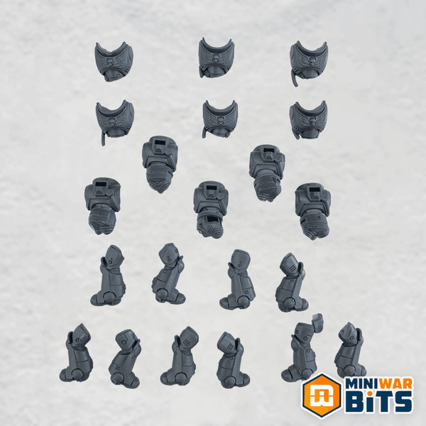 Desolation Squad Torso & Leg Bits - MiniWar Bits