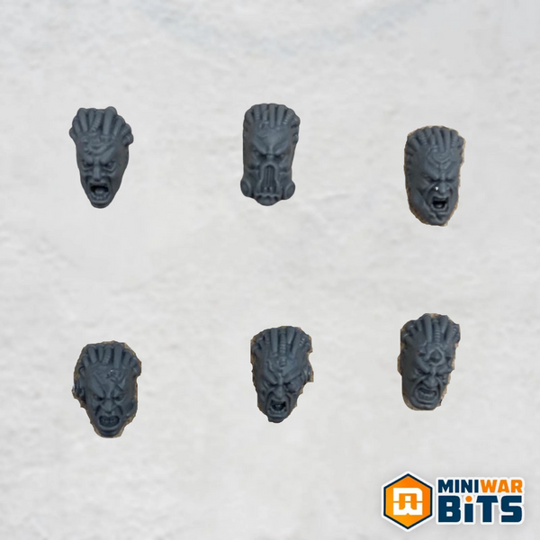 Eightbound Savage Bare Head Bits - MiniWar Bits