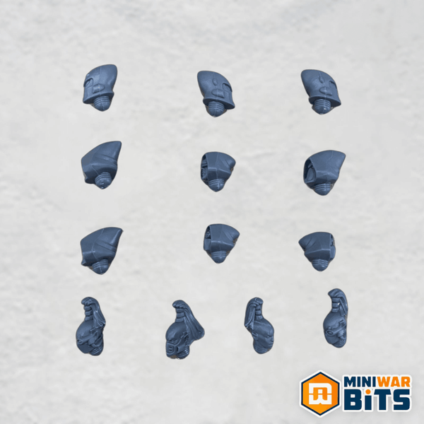 Eldar Ranger Head Bits - MiniWar Bits