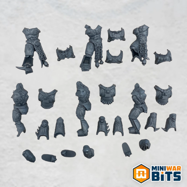 Exalted Eightbound Torso & Leg Bits - MiniWar Bits