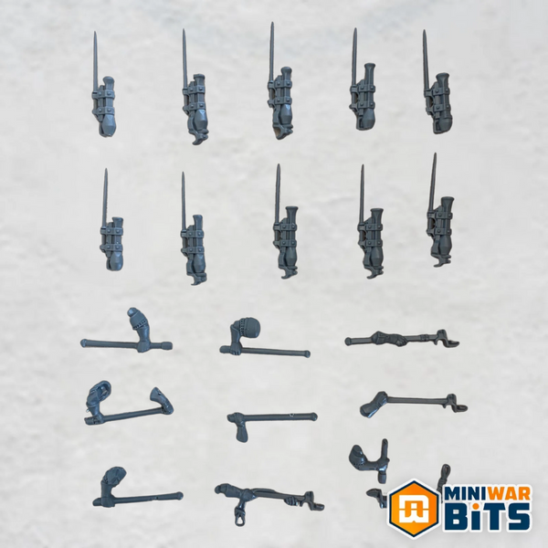 Freeguild Fusiliers Fusil Cannon Bits - MiniWar Bits