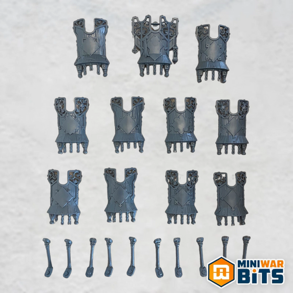 Freeguild Fusiliers Pavis Shield Bits - MiniWar Bits