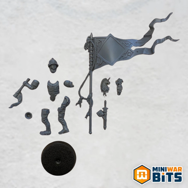 Freeguild Steelhelm Herald Single Figure - MiniWar Bits