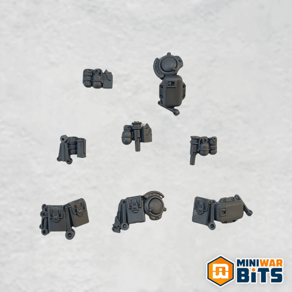 Ironhead Squat Prospectors Gang Accessory Bits - MiniWar Bits