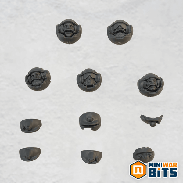 Ironhead Squat Prospectors Gang Headlamp Helmet & Head Bits - MiniWar Bits