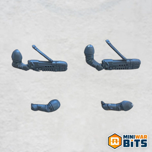 Kasrkin Gunner Plasma Gun Bits - MiniWar Bits
