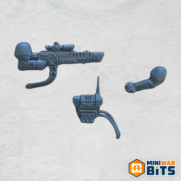 Kasrkin Hot-shot Volley Gun Bits - MiniWar Bits