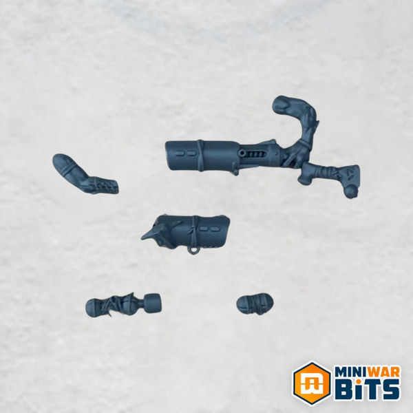 Kroot Carnivores Tangleweb Gun Bits - MiniWar Bits