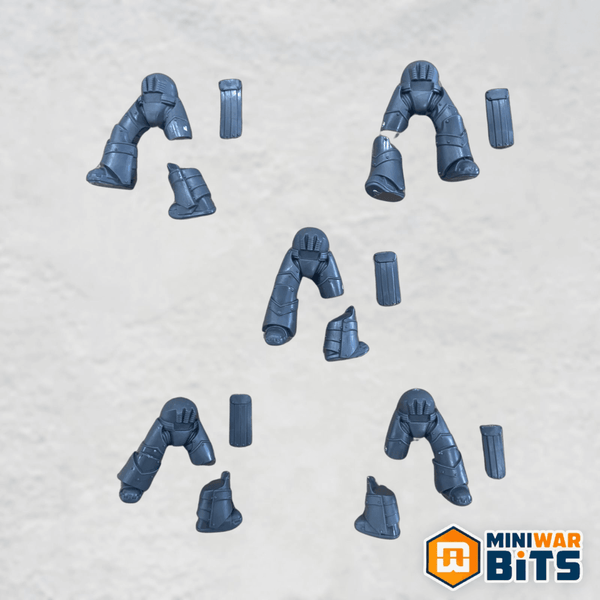 Legion Cataphractii Terminator Squad Leg Bits - MiniWar Bits