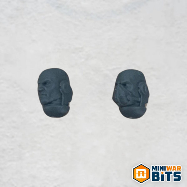 Mark III Tactical Squad Helmetless Head Bits - MiniWar Bits