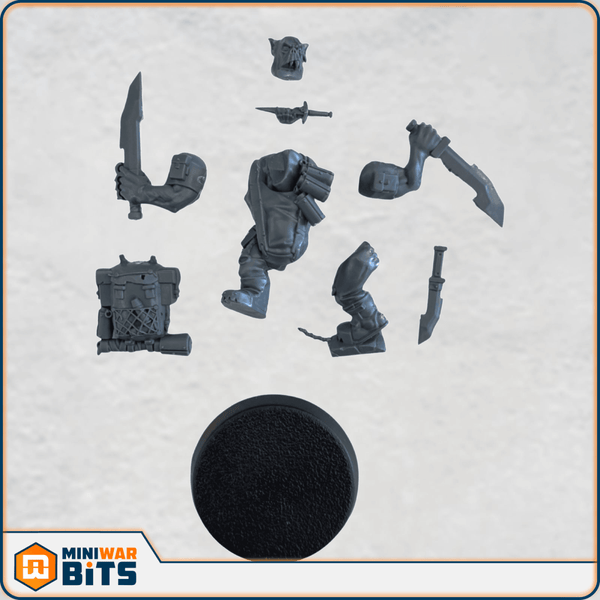 Ork Kommando Slasha Boy Single Figure - MiniWar Bits