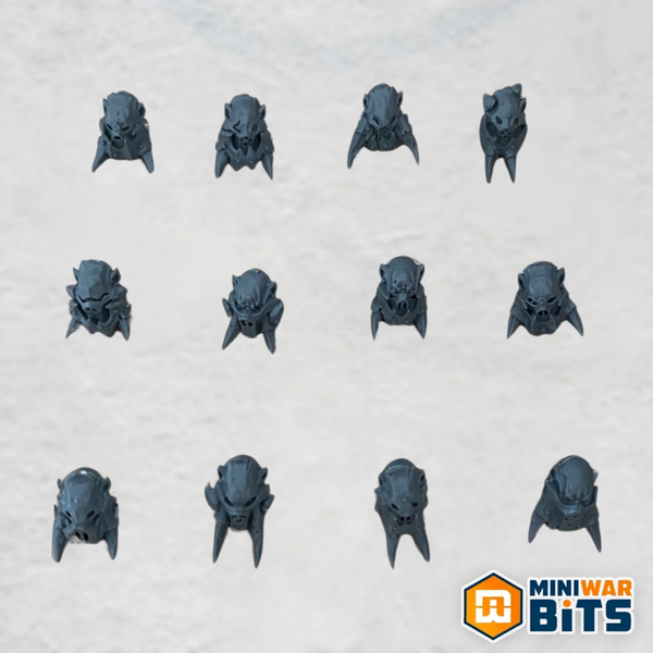 Orruk Ardboys Head Bits - MiniWar Bits