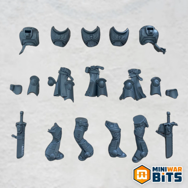 Primaris Crusader Initiate Torso & Leg Bits - MiniWar Bits