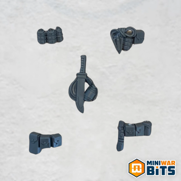 Scout Squad Accessory Bits - MiniWar Bits