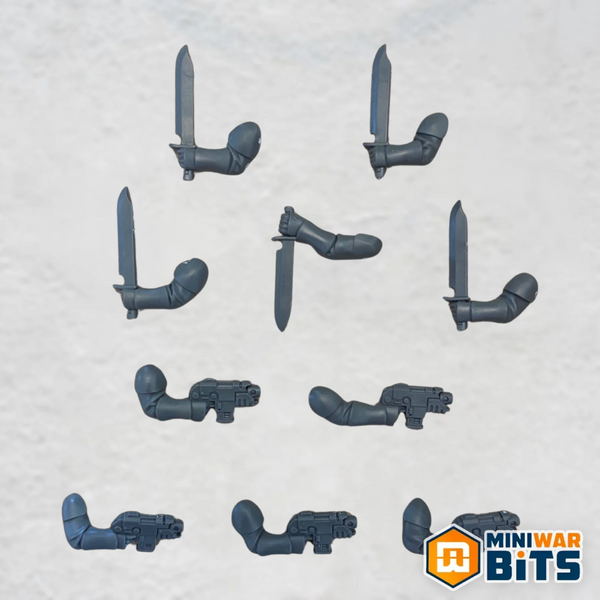 Scout Squad Combat Knife & Bolt Pistol Bits - MiniWar Bits