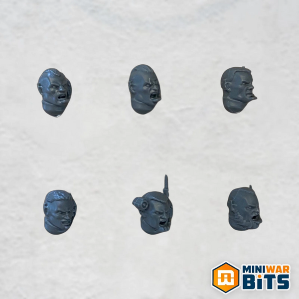 Scout Squad Head Bits - MiniWar Bits