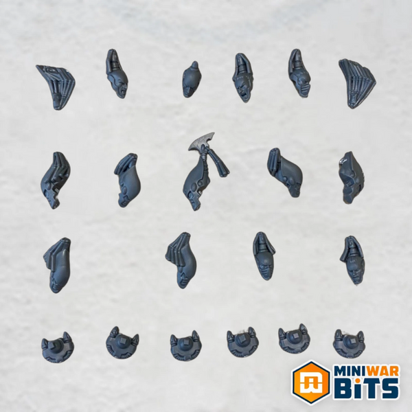 Striking Scorpian Head & Neck Bits - MiniWar Bits