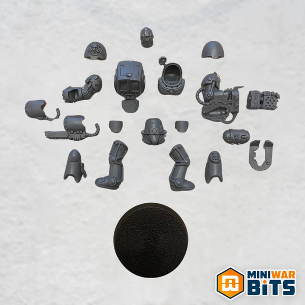 Terminator Single Figure w Heavy Flamer - MiniWar Bits