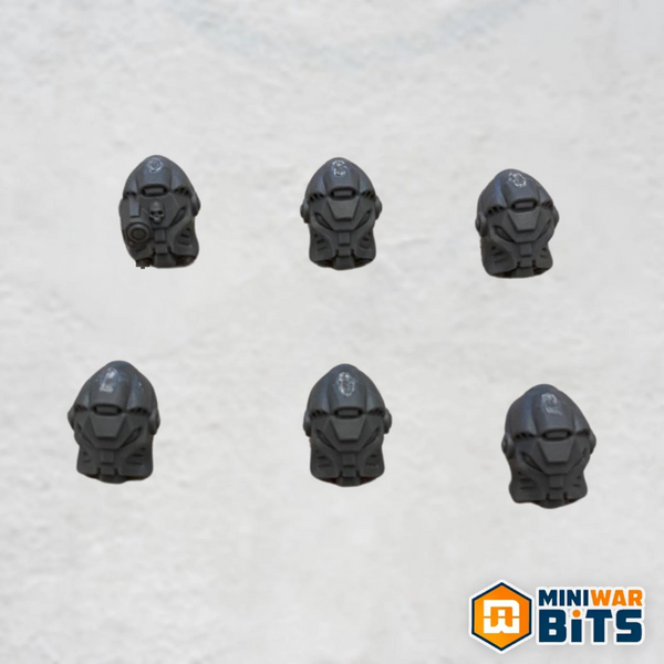 Terminator Squad Head Bits - MiniWar Bits