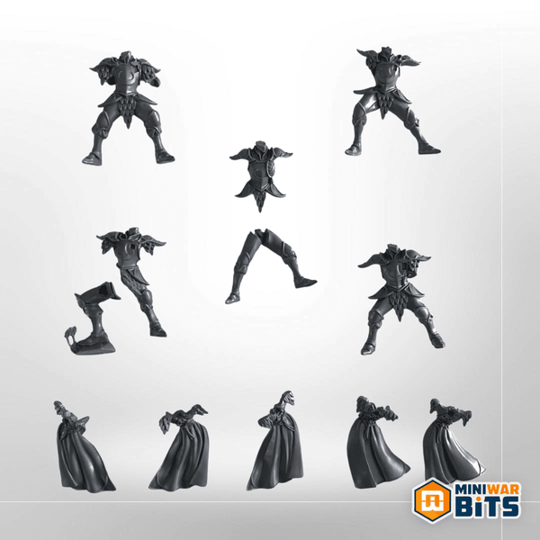 Vanari Bladelords Torso & Leg Bits - MiniWar Bits