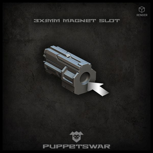 Heavy Machine Gun Tips - MiniWar Bits