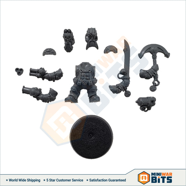 Arkanaut Company Captain Single Figure - MiniWar Bits