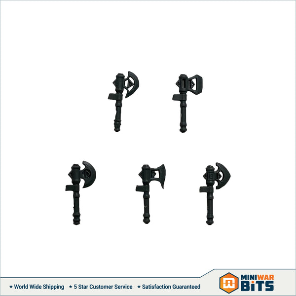 Auric Hearthguard Berzerkers Fyresteel Throwing Axe Bits - MiniWar Bits