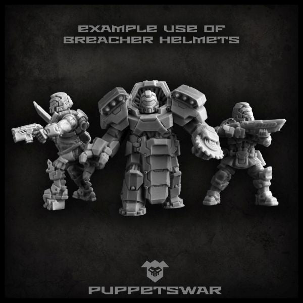 Breachers Helmets - MiniWar Bits