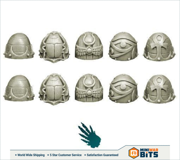 Changed Knights Shoulder Pads (ver. 1) Bits - MiniWar Bits