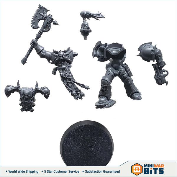Chaos Space Marine Aspiring Champion Single Figure - MiniWar Bits