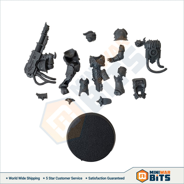 Chaos Space Marine Havoc with Lascannon Single Figure - MiniWar Bits