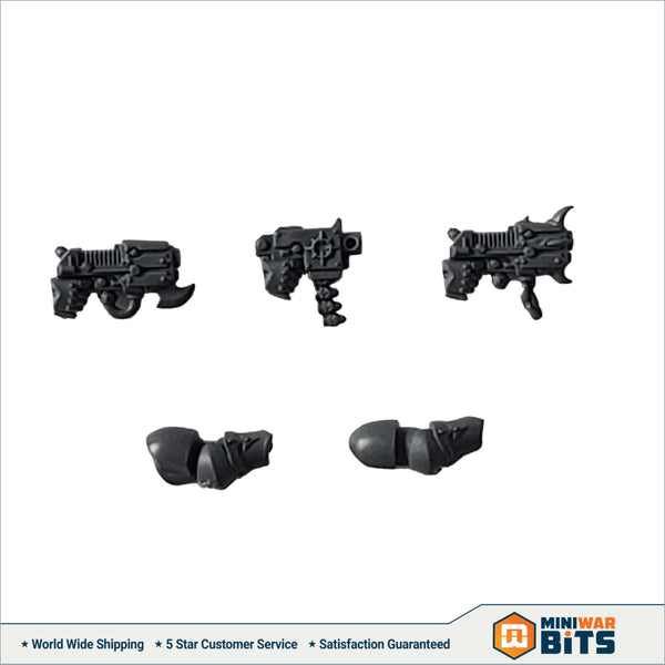 Chaos Space Marine Plasma Pistol Bolt Pistol Arm - MiniWar Bits