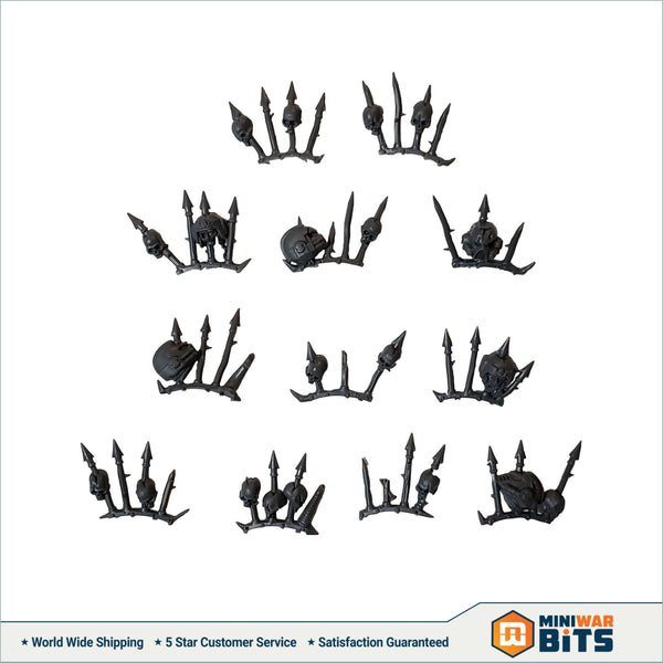 Chaos Space Marine Terminator Trophy Spike Bits - MiniWar Bits