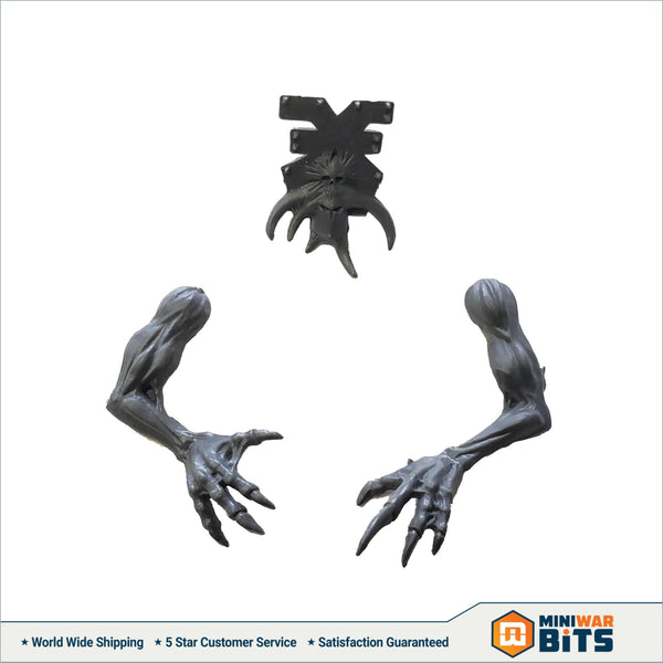 Chaos Spawn Khorne Head & Arm Bits - MiniWar Bits
