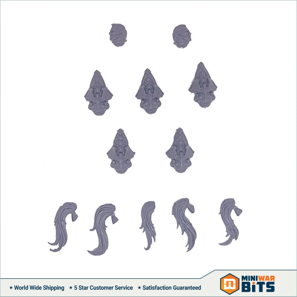 Custodian Wardens Head Helmet Bits - MiniWar Bits